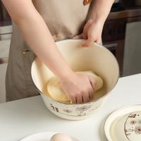 China Custom Size Round Enamel Finger Bowl Wash Bowl Old Lard Basin with Lid for sale