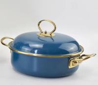 China Enamel Cookware Casserole Pot Set Home Kitchenware Cooking Pot OEM Size for sale