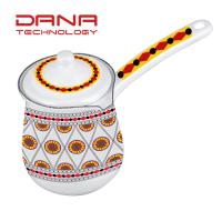 China Middle East Style Multi Size Enamel Coffee Pot Classic Turkish Saudi Style Pot Design for sale
