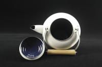 China Enamel Coffee Pot Pour Over Milk Water Jug Pitcher Barista Teapot Kettle 304 Stainless Steel Rim Capacity 1250ml 1400ml for sale