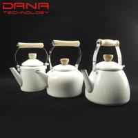 China Iron Enamel Porcelain Tea Water Kettles Built with 08mm Thickness Delivering Outstanding Thermal Efficiency for sale
