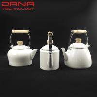 China Iron Enamel Porcelain Tea Water Kettles Built with 08mm Thickness Delivering Outstanding Thermal Efficiency for sale