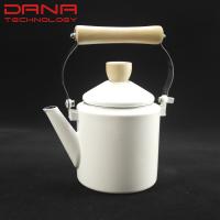 China Iron Enamel Porcelain Tea Water Kettles Built with 08mm Thickness Delivering Outstanding Thermal Efficiency for sale