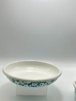 China EU FDA Certified Enamel Tableware Set Cup Bowl Plate Children Dinner Set Customized for sale