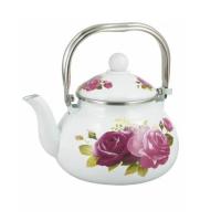 China Iron Kettle Enameled Teapot Enamel on Steel Water Kettles Suitable for Restaurants for sale