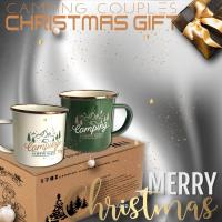 China Iron 350ml Custom Multicolor Stock 12oz Sublimation Blank DIY Campfire Camping Vintage Gift Coffee Enamel Mug for sale