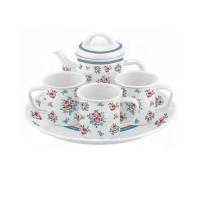 China Carbon Steel 800ml Enamel Teapot Vintage Antique Enamel Kettle Tea Set Sample 7 to 10 Days Delivery for sale