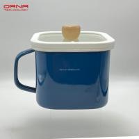 China Enamel Steel Classical Mini Fast Noodle Cooking Pot For Convenient Snack Making for sale