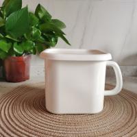 China Japanese Style Enamel Cooking Pot Soup Pot With Glass Lid 1000ml 1450ml 2650ml for sale