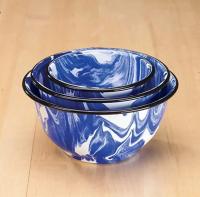 China Iron Type Carbon Steel Enamelware Custom Decal Metal Enamel Plates And Bowls For Dinner for sale