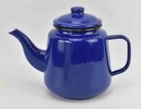 China Portable Food Grade Keep Warmer Kettle Enamel Steel Kettle 1.1L 1.4L Capacity for sale