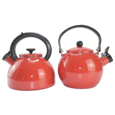 China Lightweight Whistling Kettle Teapot Stainless Steel 2.5L 2.2L Camping Pot for sale