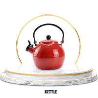 China Lightweight Whistling Kettle Teapot Stainless Steel 2.5L 2.2L Camping Pot for sale