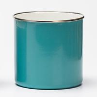 China Thickness 0.5mm White Enamel Cup 12 Oz Sublimation Blank Custom Logo Printing for sale