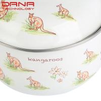 China Customized Enamel Casserole Set 5PCS 16 To 24cm Cast Iron Cookware Kitchen Cooking Pot for sale