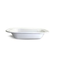 China Hygienic Old Farmstyle Enamel Soup Plate Classical Style For Catering Services OEM Logo for sale