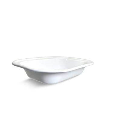 China White Kitchen Enamel Tableware Square Baking Pan Non Stick Baking Tray EU FDA Certified for sale