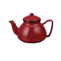 China Custom Color Enamel Kettle Small Size Tea Pots 0.8mm Thickness With Handle for sale