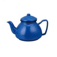 China Custom Color Enamel Kettle Small Size Tea Pots 0.8mm Thickness With Handle for sale