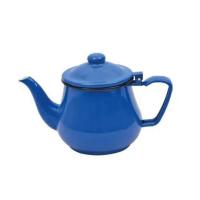 China Custom Color Enamel Kettle Small Size Tea Pots 0.8mm Thickness With Handle for sale