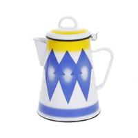 China Gas Stove Compatible 12L Enamel Kettle Hand Tea Pot Customized Color Saudi Style for sale