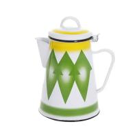 China Gas Stove Compatible 12L Enamel Kettle Hand Tea Pot Customized Color Saudi Style for sale