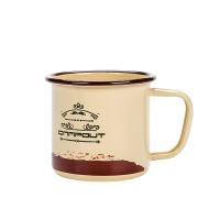 China Thickness 0.5mm Iron Customized Sublimation Enamel Mug Practical for Indoor Outdoor Activities Coffee Tea Beer Mugs Bulk for sale