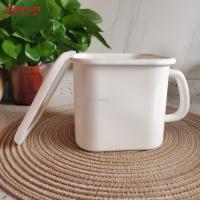 China Colorful Square Shape Enamel Noodle Cup 650ml 740ml 1250ml 1400ml for sale