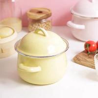 China General for Gas and Induction Cooker Enamel Cookware Custom Color Casserole Pot Food Warm Pot Casserole Cooking Dish for sale