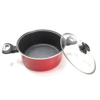 China Handmade Granite Cookware Set Comprising Non Stick Frying Pan Carbon Steel Enamel Cooking Pot Sets Featuring Custom Logo for sale