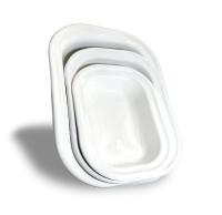 China Classical Style Square Pan Shallow Non Stick Cake Baking Tray with Enamel Coating for sale