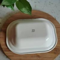China Customized Cast Iron Steel Enamel Serving Dish Plate With 304 Steel Rolled Edge Rim for sale