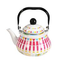China Eco Friendly Enamelled Carbon Steel Kettle Customized Logo Water Boiling Kettle 1.2L 1.5L 1.8L 2.5L Teapot Coffee Kettle for sale