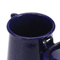 China Enamel Coating Porcelain Blue Starry Sky Coffee Kettle Kettle Boiling Water 0.8L 1.2L 1.8L 2.4L Ideal Camping Restaurant for sale