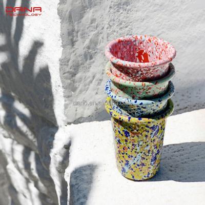 China Hygienic Iron Metal Steel Custom Color Cups Coffee Tea Travel Mug Tumbler for sale