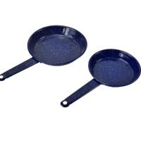 China Enamel Steel Camping Cookware Sets Pots And Pans 1000ml 6000ml Classic Style Design for sale