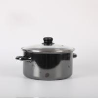 China Daily Kitchen Enamel Cooking Pot Food Warm Soup Casserole Stewpot Customized Logo for sale