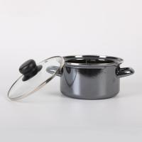 China Daily Kitchen Enamel Cooking Pot Food Warm Soup Casserole Stewpot Customized Logo for sale