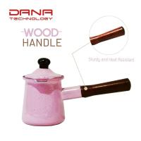 China Thickness 0.8mm Enamel Coffee Warmer Pot 300ml 400ml 800ml Maintains Temperature for sale