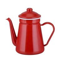 China Daily Eco-Friendly Multi Capacity Enamel Kettles Classic Design Teapot Coffee Pot Water Kettle Great for Home and Office for sale