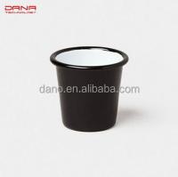 China Handmade Enamel Mug with Tube Handle Custom Sublimation Blank Enamel Cups Camping Coffee Milk Cup Personalized Gift for sale