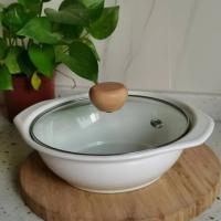 China Glass Lid Kitchen Cook Pots Enamel Carbon Steel Cookware Sets 16cm 18cm 20cm 22cm 24cm for sale