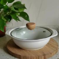 China Glass Lid Kitchen Cook Pots Enamel Carbon Steel Cookware Sets 16cm 18cm 20cm 22cm 24cm for sale