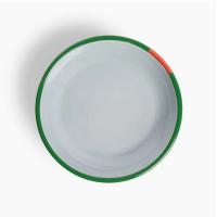 China High Temperature Logo Printing Enamel Tableware Sets European Type EU FDA Certified for sale