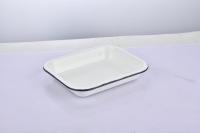 China High Temperature Logo Printing Enamel Tableware Sets European Type EU FDA Certified for sale