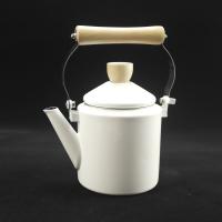 China Flower Theme 2.0L Porcelain Enamel Kettle Korean Japanese Style Support Logo Functional Kitchen Essential for sale