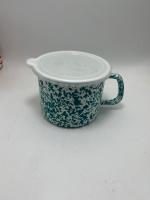 China C Shape Handle Multi Capacity Enamel Noodle Pot Round Milk Cup with Enamel PE Cover Diameter Options 6cm to 15cm for sale