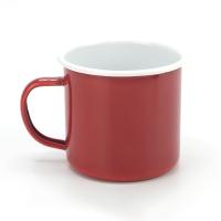 China Handmade Custom Enamel Coffee Mug Metal Cup Capacity Selection Options 100ml 250ml 350ml 500ml 650ml 740ml 1250ml 1400ml for sale