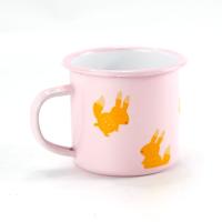 China Handmade Custom Enamel Coffee Mug Metal Cup Capacity Selection Options 100ml 250ml 350ml 500ml 650ml 740ml 1250ml 1400ml for sale
