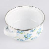 China Mini Kitchen Enamel Casserole Set 3PCS Green Enamel Casserole Pots Cookware Set for sale